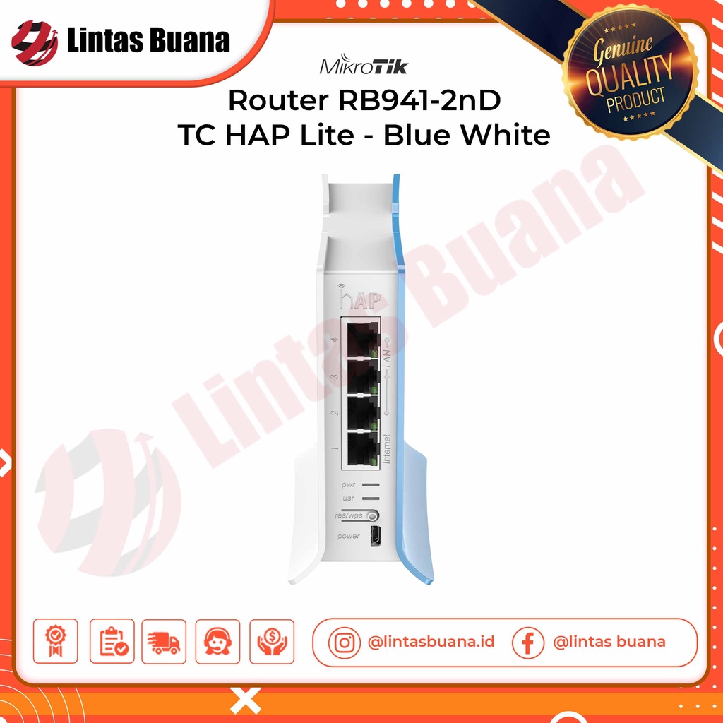 Jual Mikrotik Wireless RB941 2nD TC hAP-Lite2 | Shopee Indonesia