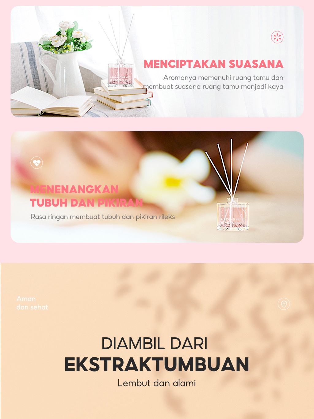 Jual KKV - Alba Sol Reed Diffuser / Pengharum Ruangan 45ml Vanilla Ice ...