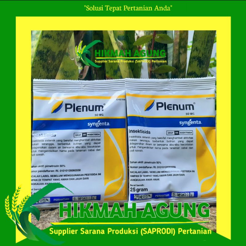 Jual PLENUM 50 WG 25 GRAM KEMASAN PABRIK INSEKTISIDA | Shopee Indonesia