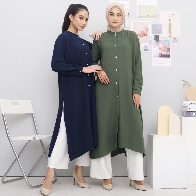 Jual Atasan Tunik Wanita Terbaru Jumbo 2021 kekinian remaja Ld 110 120 130 140 | Shopee Indonesia