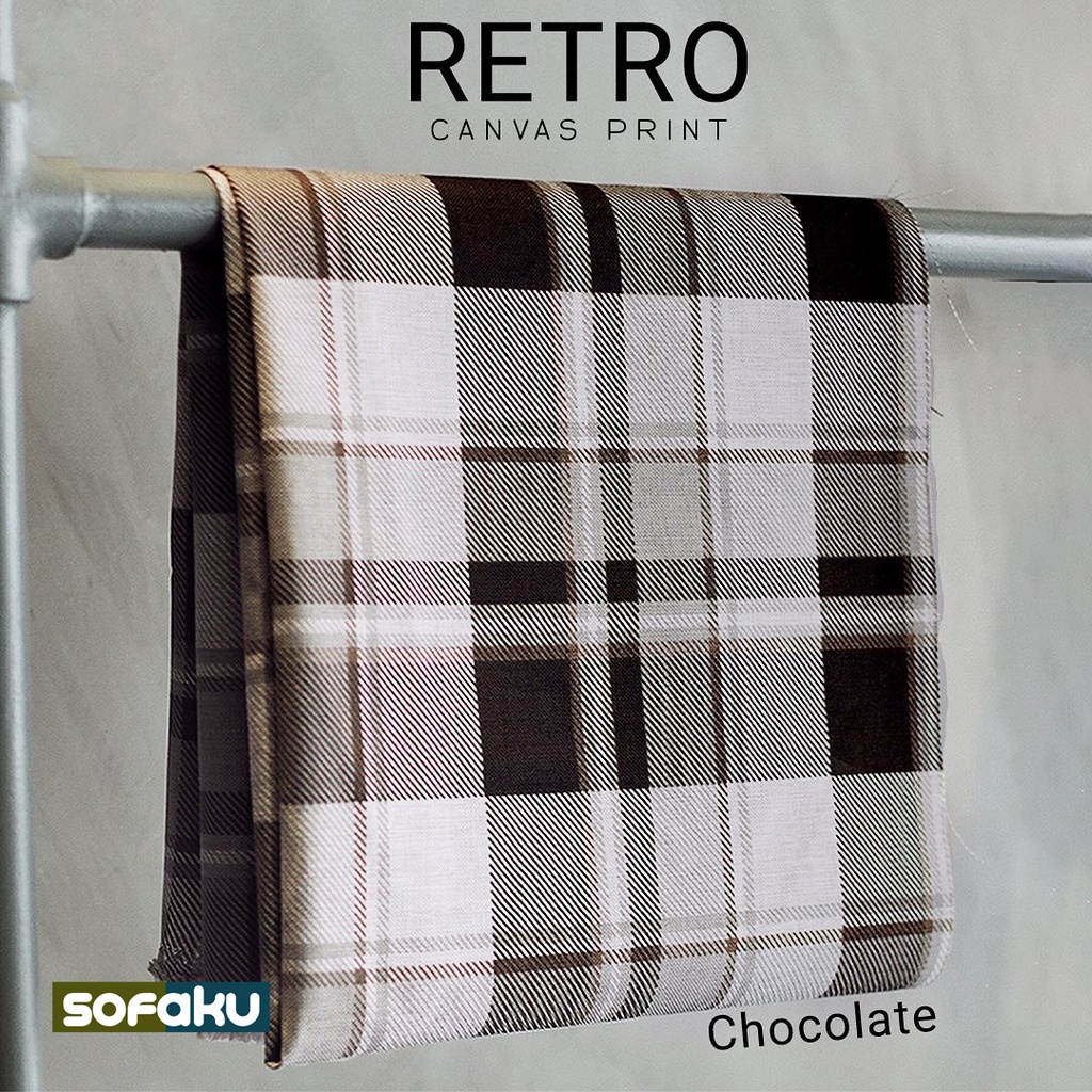 Jual RETRO Canvas Print Fabric - Yugos Bahan American Classic Retro ...