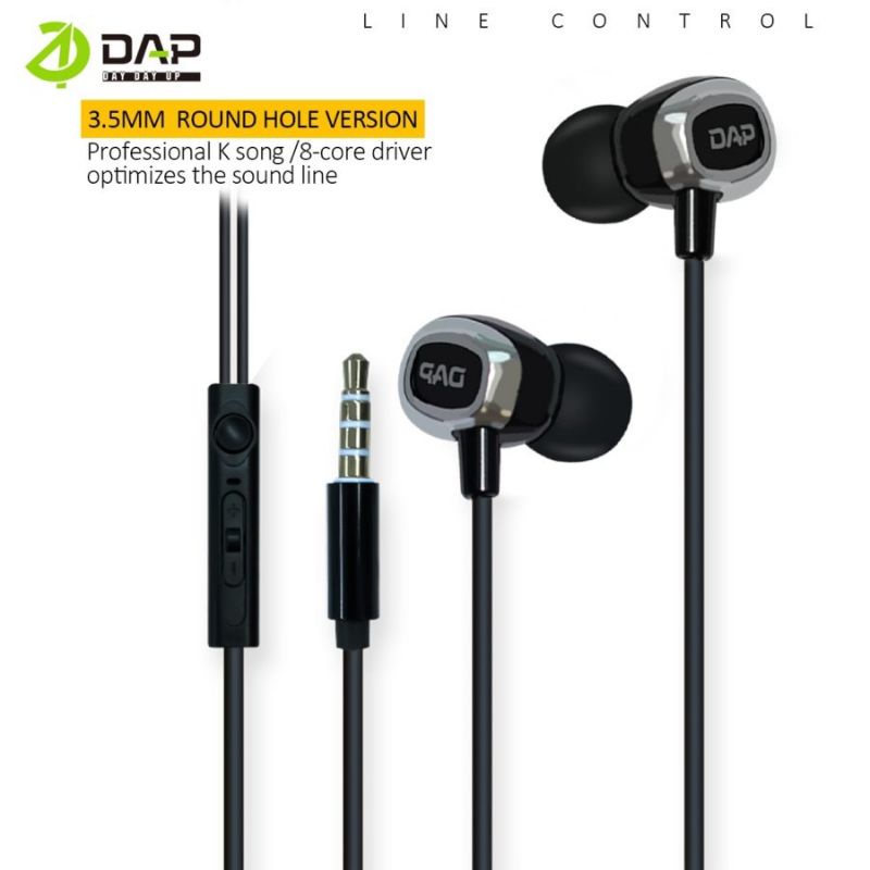 Jual DAP DH-F13 Wired Headset Wired Earphone Stereo Earbuds Android ...
