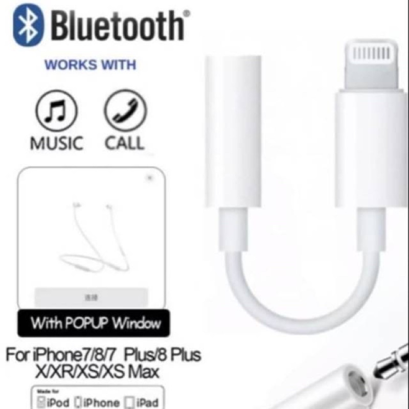Jual kabel audio jack 3,5mm OTG iphone lightning to jack connect ...