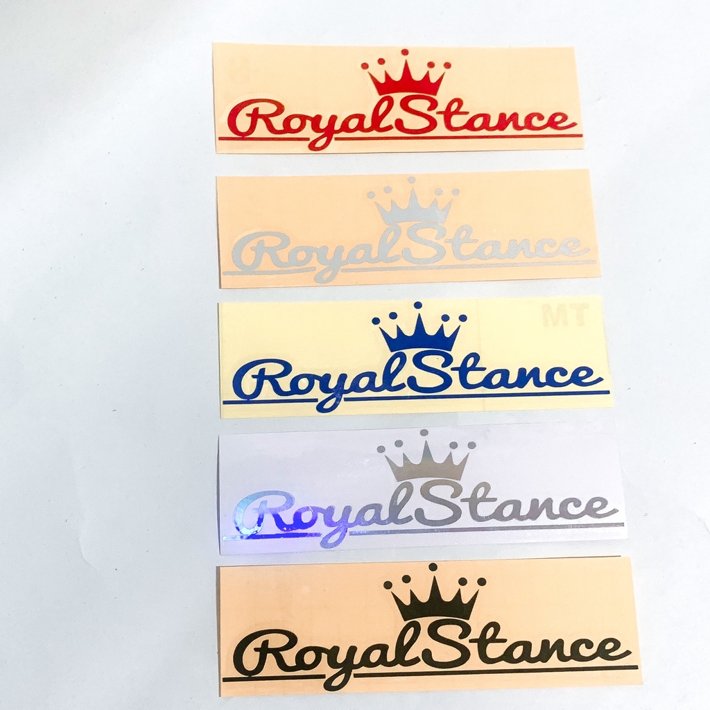 Jual STICKER ROYAL STANCE CUTTING STICKER | Shopee Indonesia