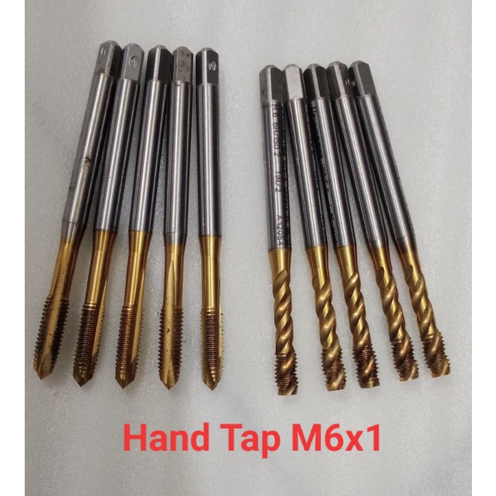 Jual TAP 6X1 HANDRAITER SEPIRAL Dan lurus SEKEN atau HAND TAP atau ALAT ...