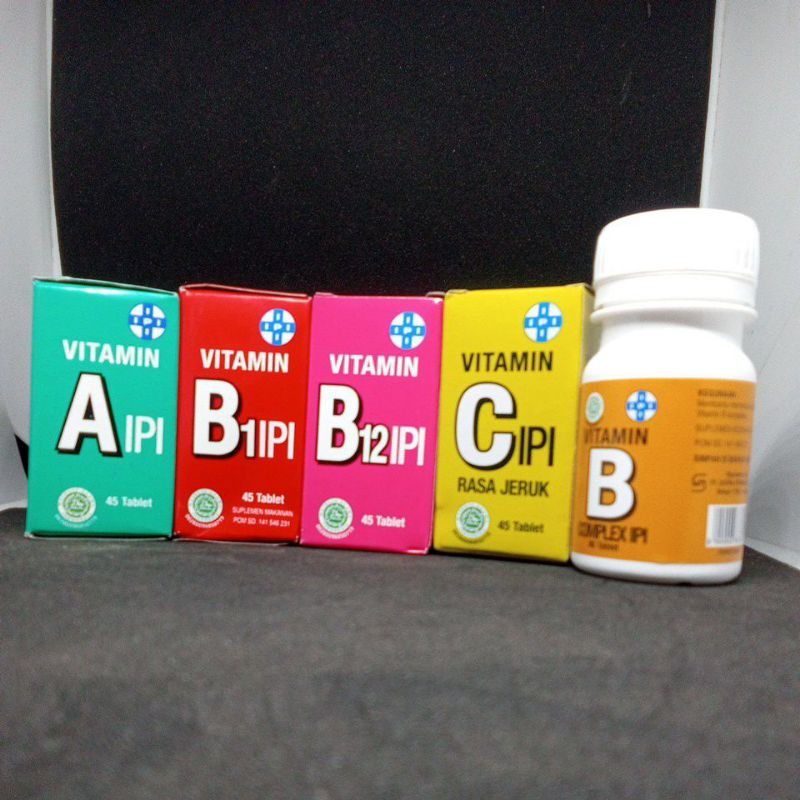 Jual vitamin ipi(A,B1,C,B12,B complex) | Shopee Indonesia