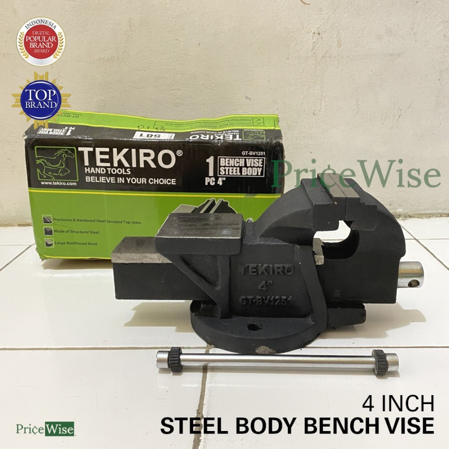 Jual Ragum Body Baja 4" Tekiro / Catok Bais Meja / Steel Body Bench ...