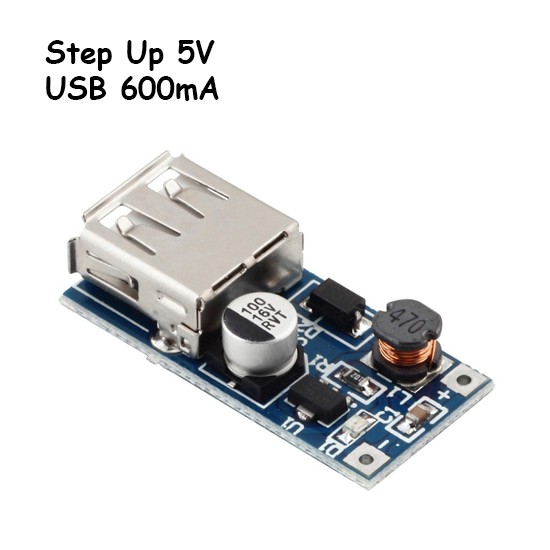 Jual Modul Step Up DC to DC Module USB 0.9-5V 5V 600mA Charger | Shopee ...