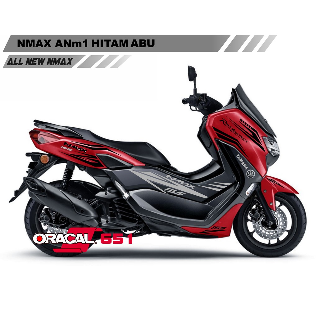 Jual STIKER ALL NEW NMAX MERAH CUTTING STICKER | Shopee Indonesia