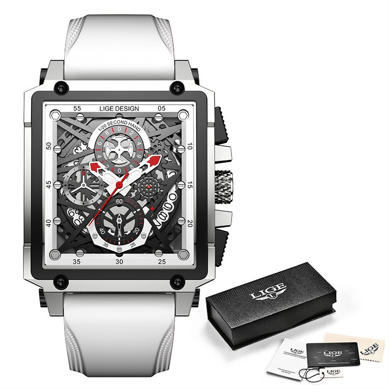 Jual LIGE Original Jam Tangan Pria Multi Fungsi Terbaru Anti Air ...