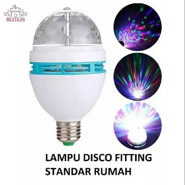 Jual Lampu LED Fitting Disco - Lampu Disko Disco Rainbow Warna Kelap ...