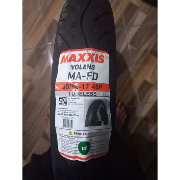 Jual Maxxis Volans / Voland MA-FD 90/80-17 tubles Free Pentil & Wrapping | Shopee Indonesia
