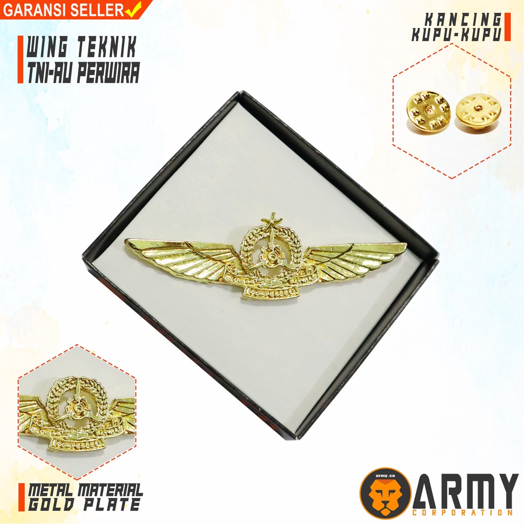 Jual wing teknik tni au perwira | Shopee Indonesia