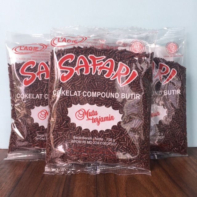 Jual Meises Meses Safari Cokelat Compound Butir 100gr | Shopee Indonesia