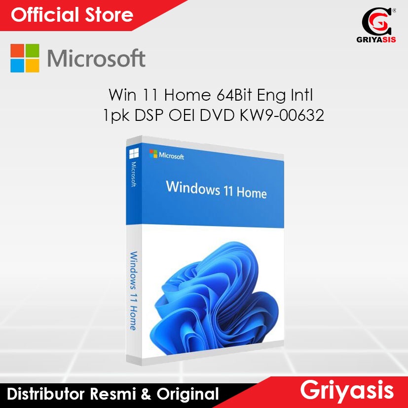 Jual Windows 11 Home 64Bit Eng Intl 1pk DSP OEI DVD KW9-00632 | Shopee ...