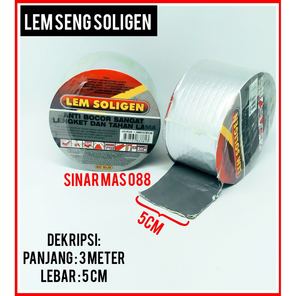 Jual LEM SENG SOLIGEN 3M/LEM SENG/SUPER BAND/SENG BAND/ LEM ASBES BAGUS ...