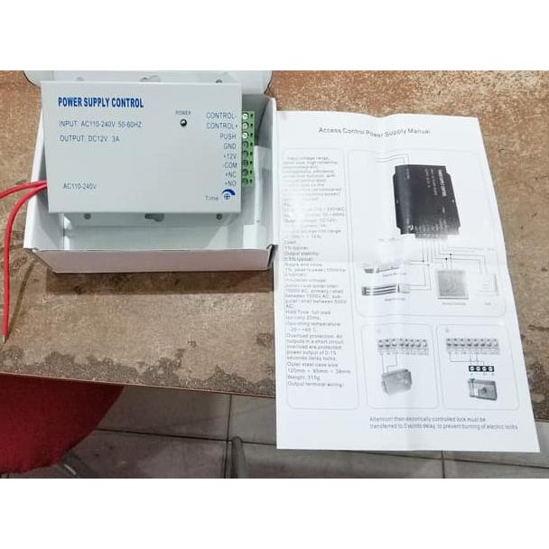 Jual Ready LQA Power Supply Unit PSU PSC 12V 3A Putih RFID Access ...