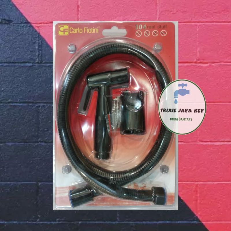 Jual Jet Shower Stainless sus 304/Jet Shower Toilet Hitam | Shopee ...