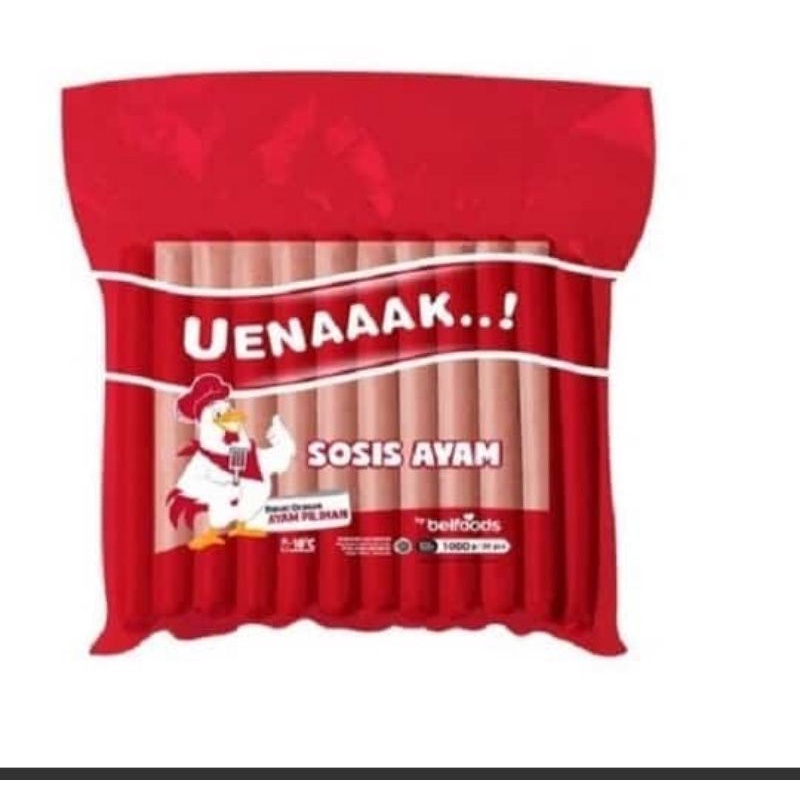 Jual Belfoods Uenak Sosis Ayam 1kg | Shopee Indonesia