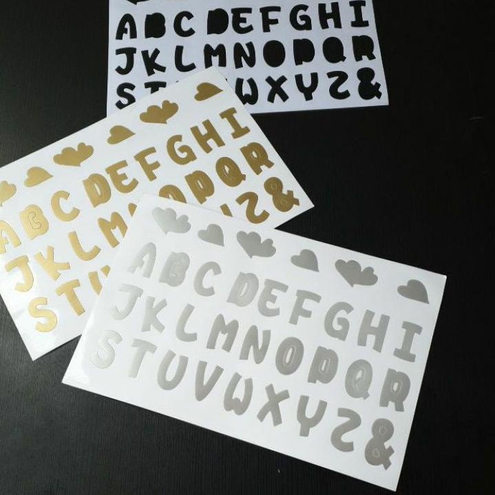 Jual Grosir Stiker Balon Bobo Huruf Abjad / Sticker Balon pvc bening ...