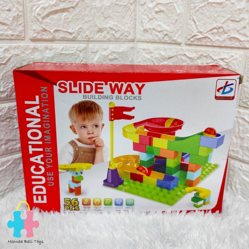 Jual Slide Way Blocks - Mainan Blocks Marble Race | Shopee Indonesia