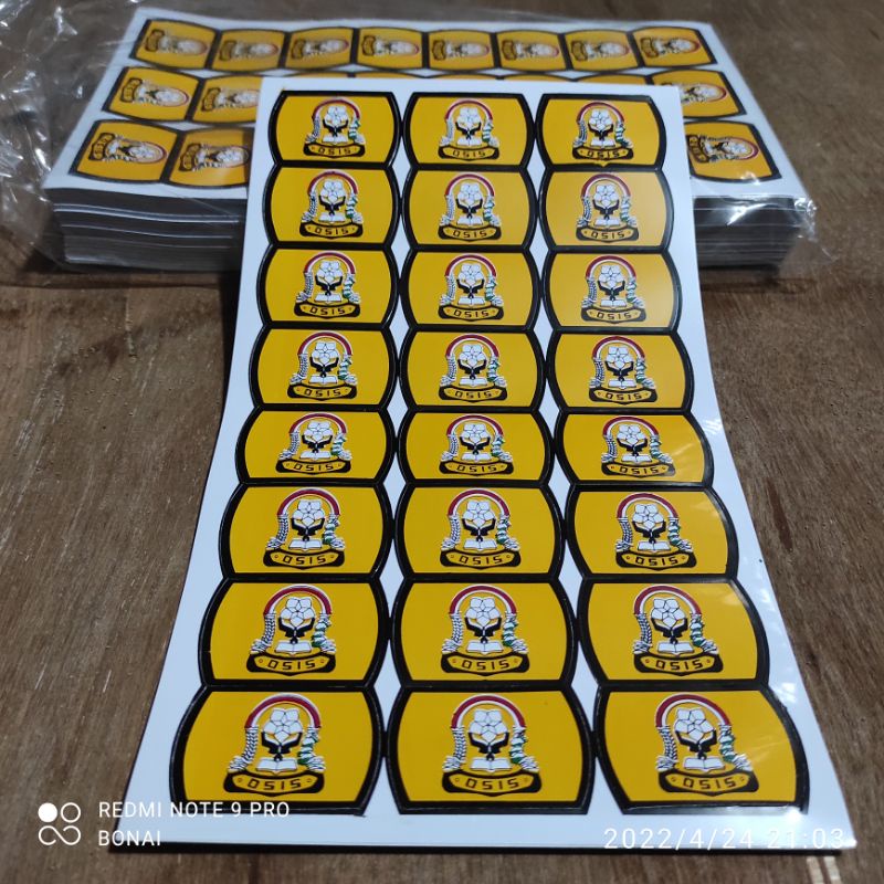 Jual STICKER KEPALA GESPER SEKOLAH / LOGO IKAT PINGGANG SEKOLAH SD SMP ...