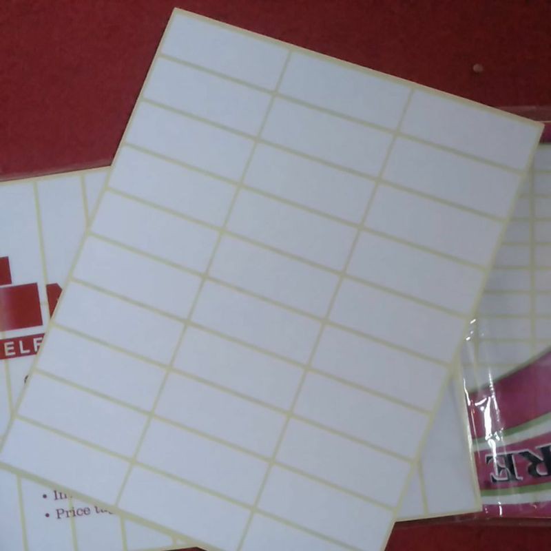 Jual LABEL KERTAS PUTIH | Shopee Indonesia