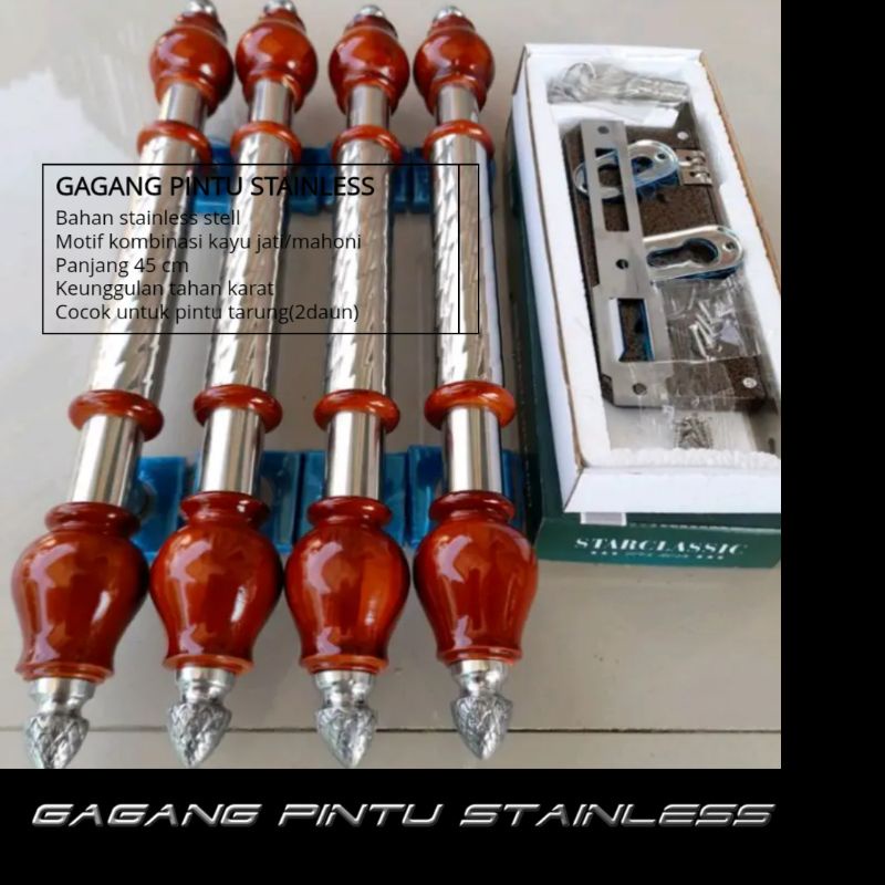 Jual handle pintu rumah/gagang pintu stainless/tarikan pintu stainless ...