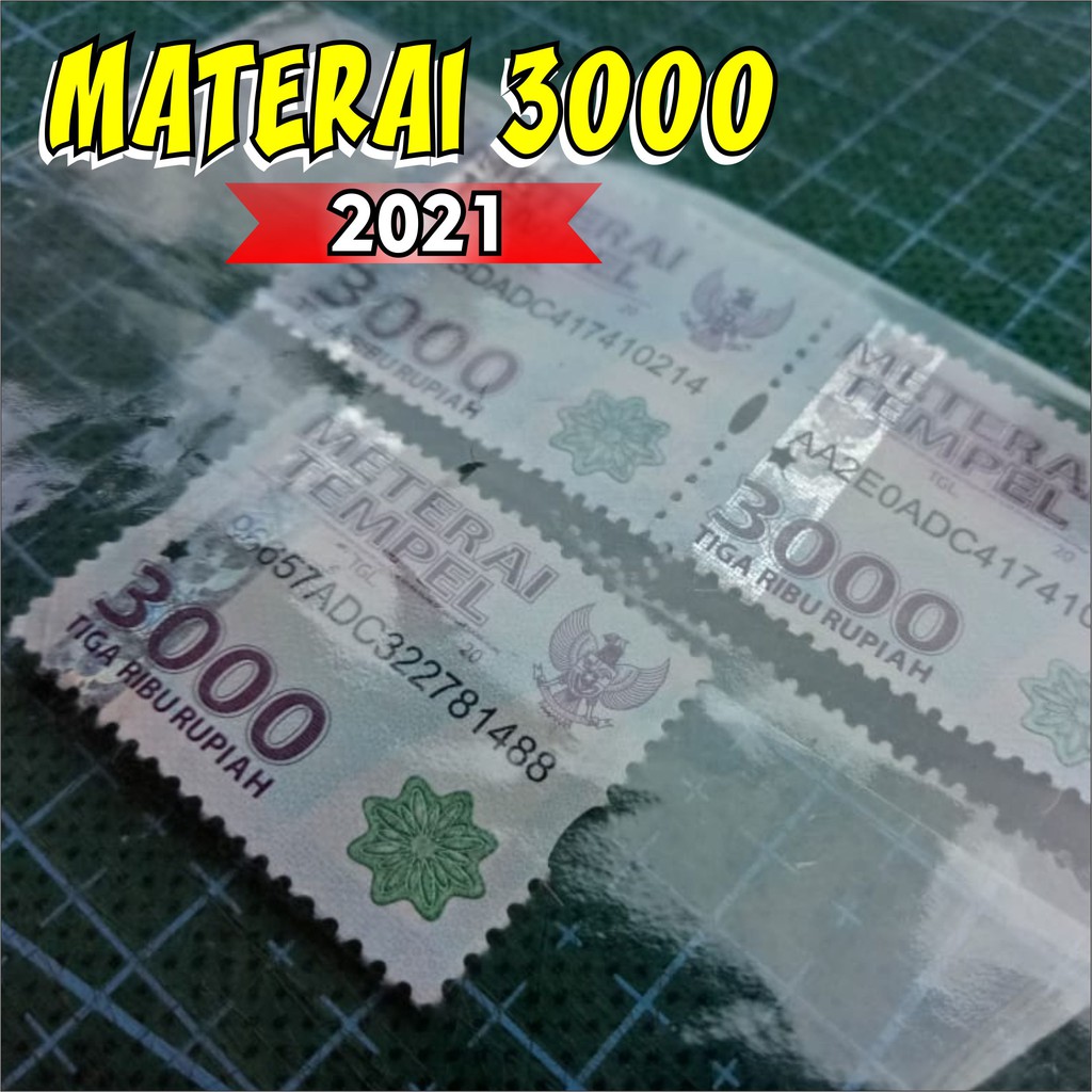 Jual MATERAI 3000/3K ORIGINAL POS INDONESIA bat | Shopee Indonesia
