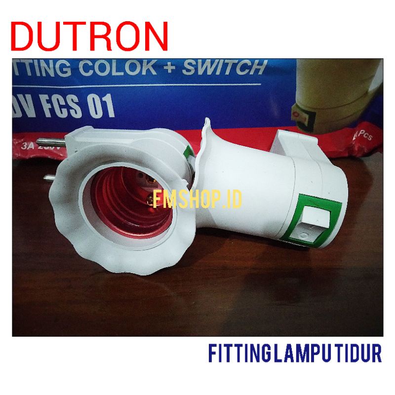 Jual FITTING LAMPU FITTING SAKLAR DUTRON | Shopee Indonesia