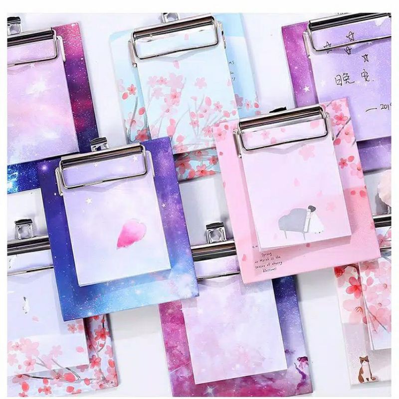 Jual Papan dada mini notes MINI CLIPBOARD MEMOPAD / PAPAN MEMOPAD KECIL ...
