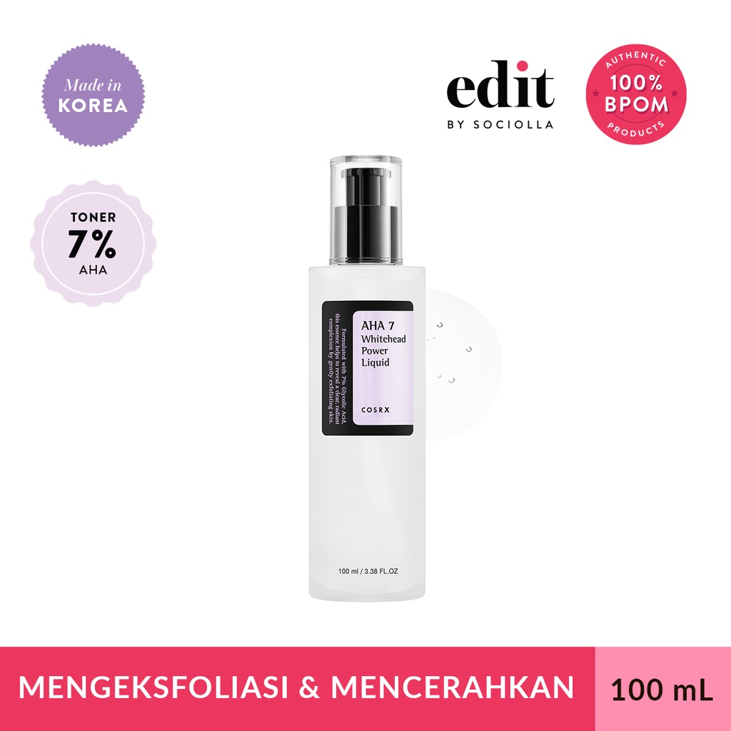 Jual COSRX AHA 7 Whitehead Power Liquid - 100 ml - Toner Eksfoliator ...