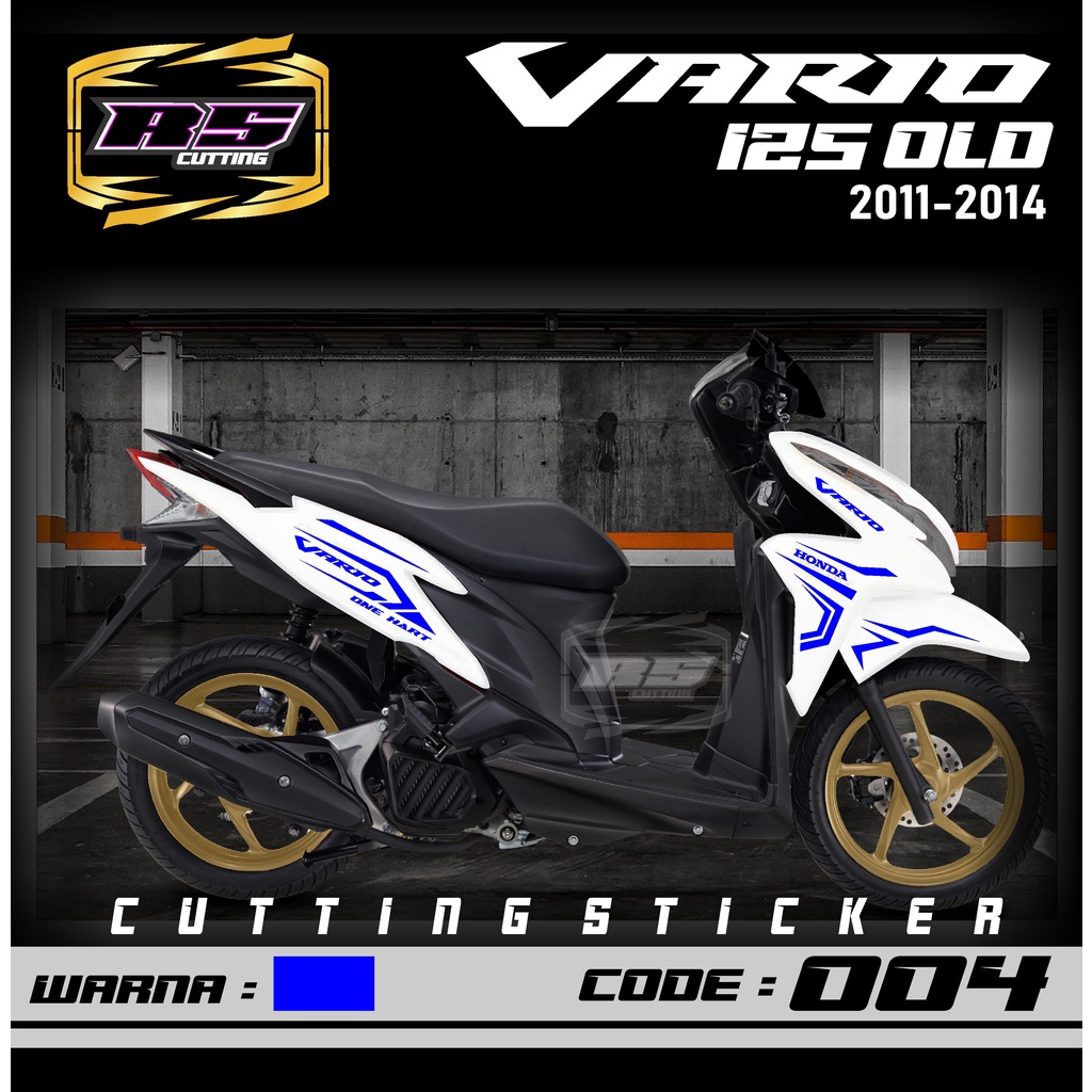 Jual Cutting Sticker Vario 125 OLD/LAMA - Aksesoris Motor Stiker Honda Vario 125 Skotlet Sticker ...