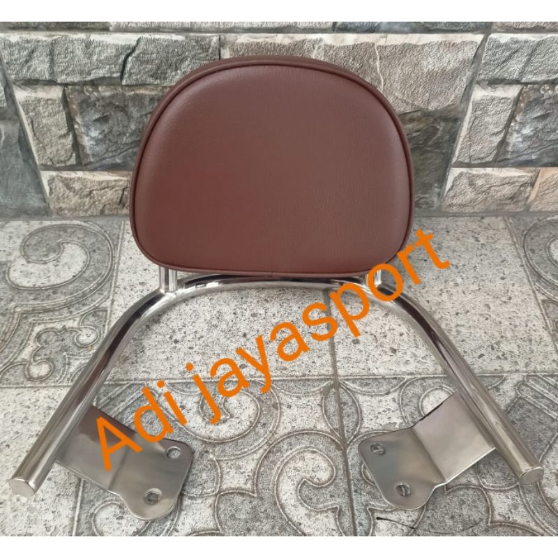 Jual aksesoris Honda Scoopy dan genio/Yamaha fazzio/back rack /backrest ...