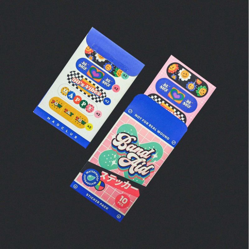 Jual MAD CLUB Band Aid Sticker Set | Shopee Indonesia