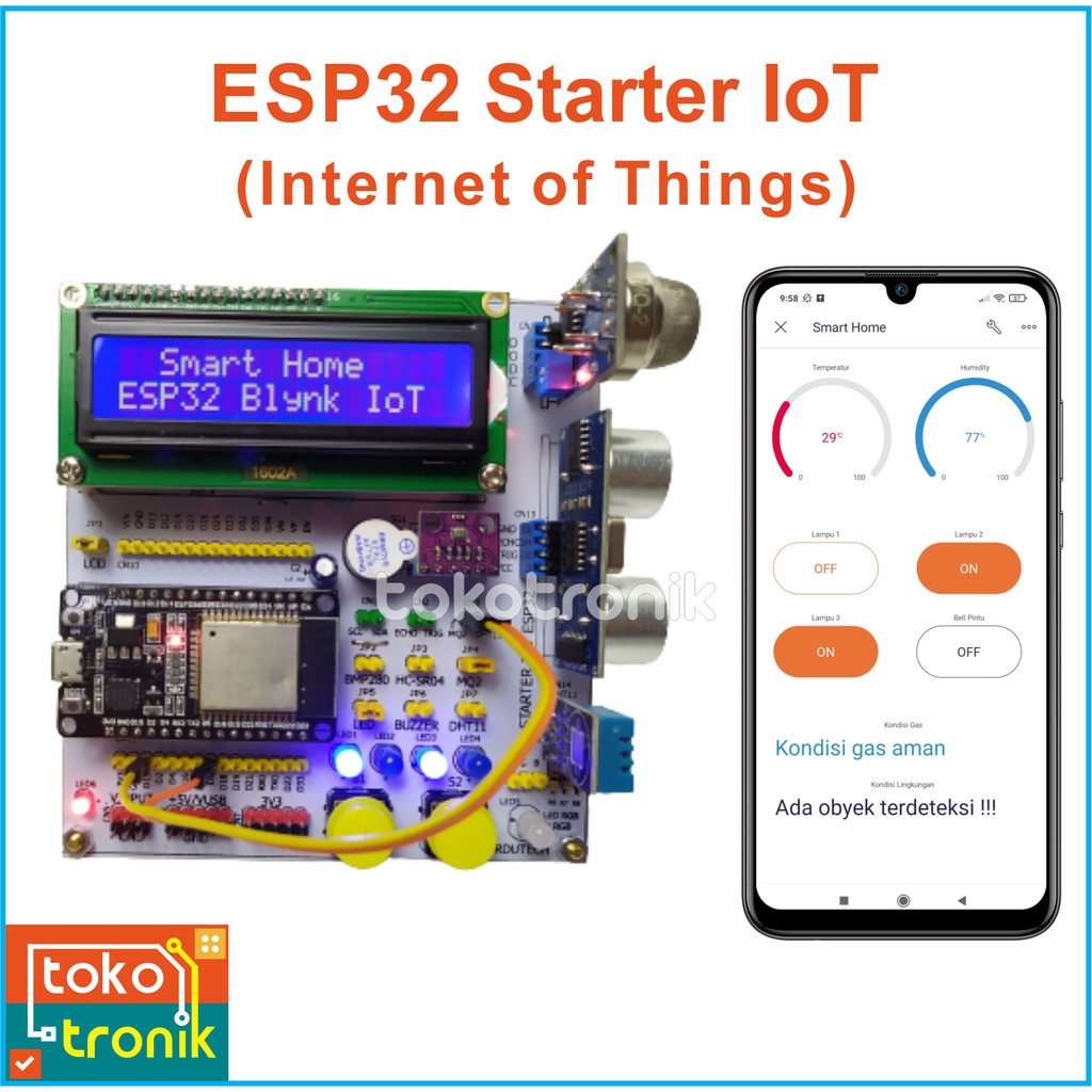 Jual ESP32 Starter Kit IoT | Shopee Indonesia