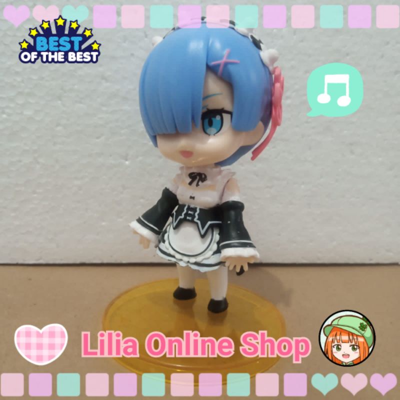 Jual FIGURE CHIBI REM type A (MAID) dari Anime Re:Zero Figure Re Zero ...