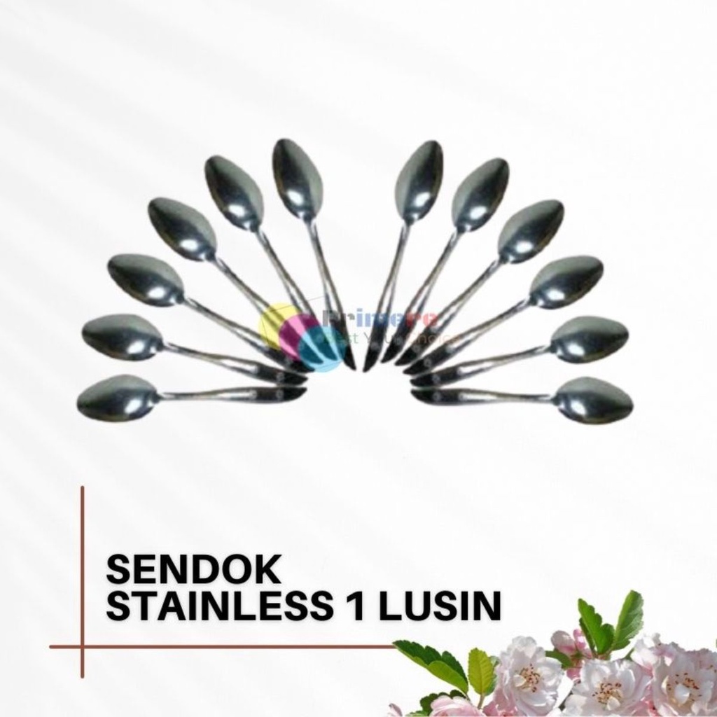 Jual Sendok Makan Lusinan Stainless Set Tebal / Sendok Stenlis Batik ...