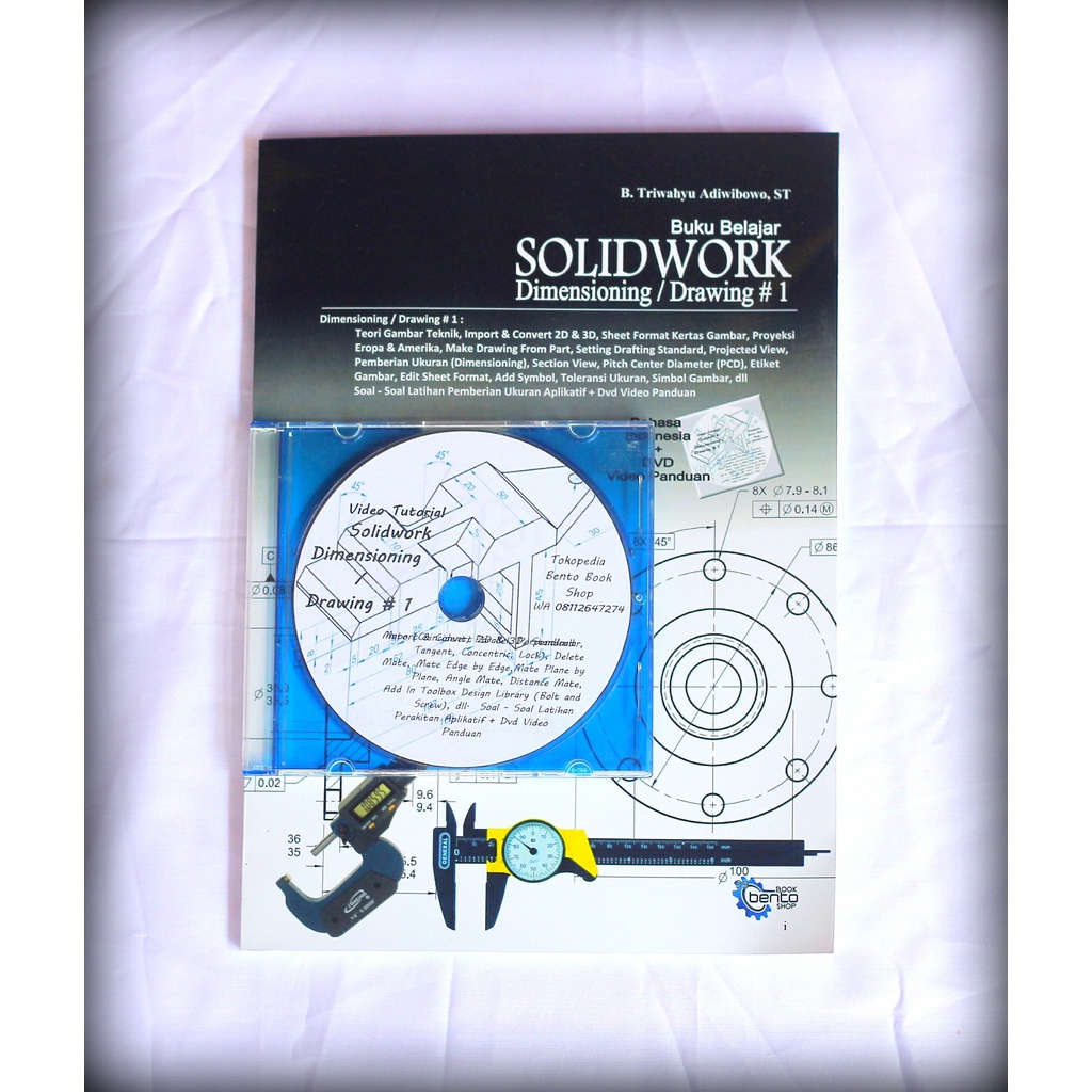 Jual Buku Solidwork Dimensioning#1 + DVD Panduan | Shopee Indonesia