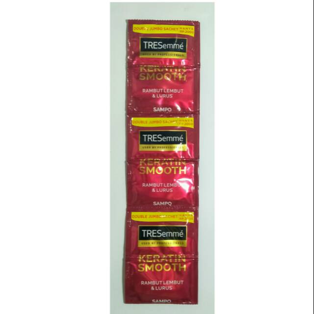 Jual Tresemme Keratin Smooth Shampoo sachet isi 12pcs, Tresemme Rambut ...