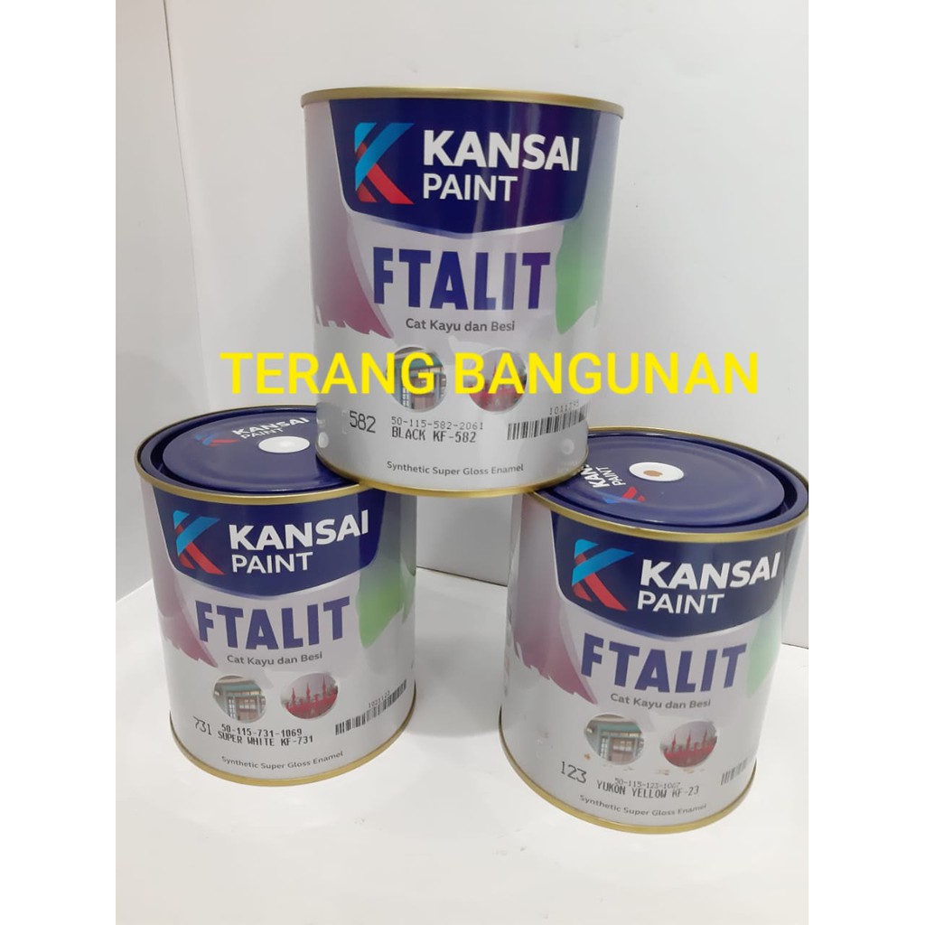 Jual FTALIT KANSAI PAINT CAT KAYU DAN BESI (1KG) | Shopee Indonesia