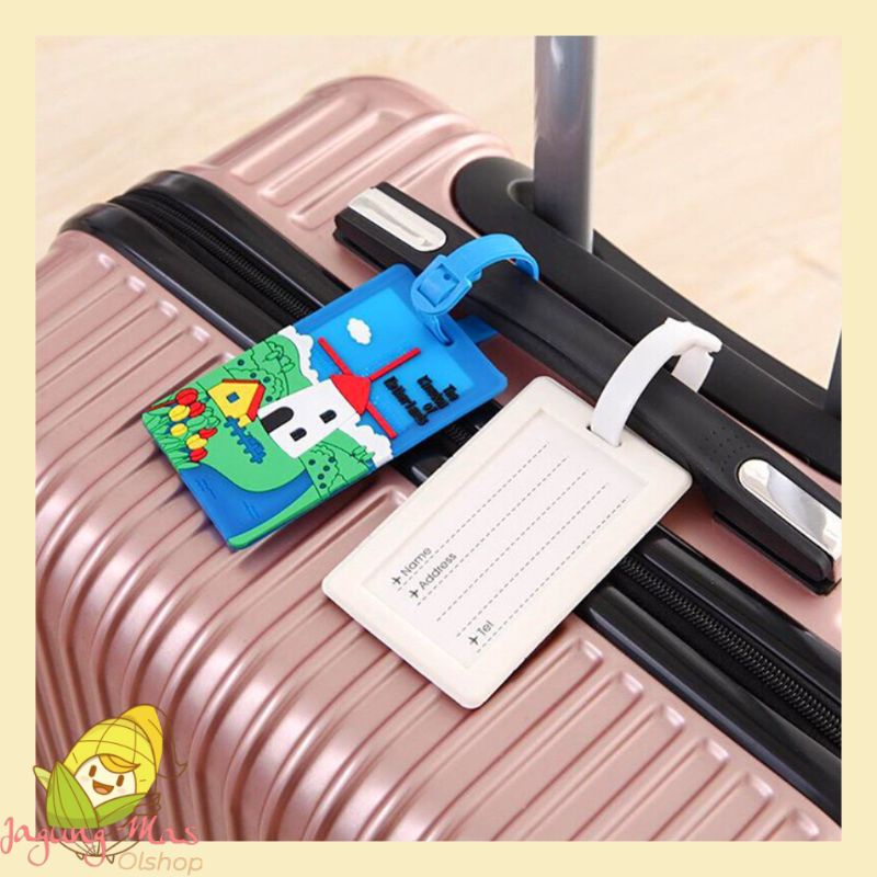 Jual Travel Luggage Tag Label Koper Motif Karakter label name untuk tas ...