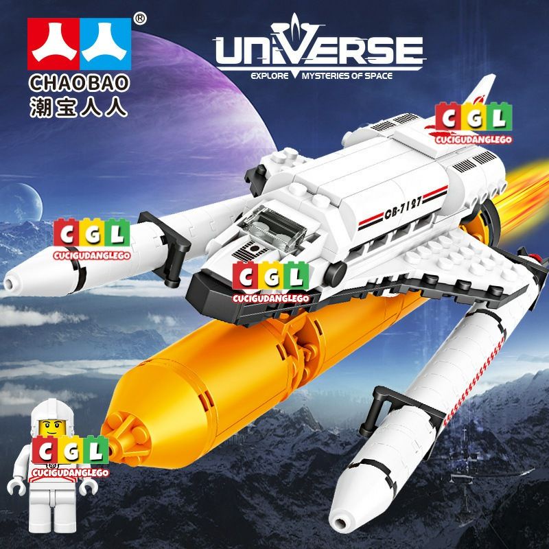 Jual Mainan Lego NASA Roket Astronot Pesawat Angkasa Space Shuttle ...