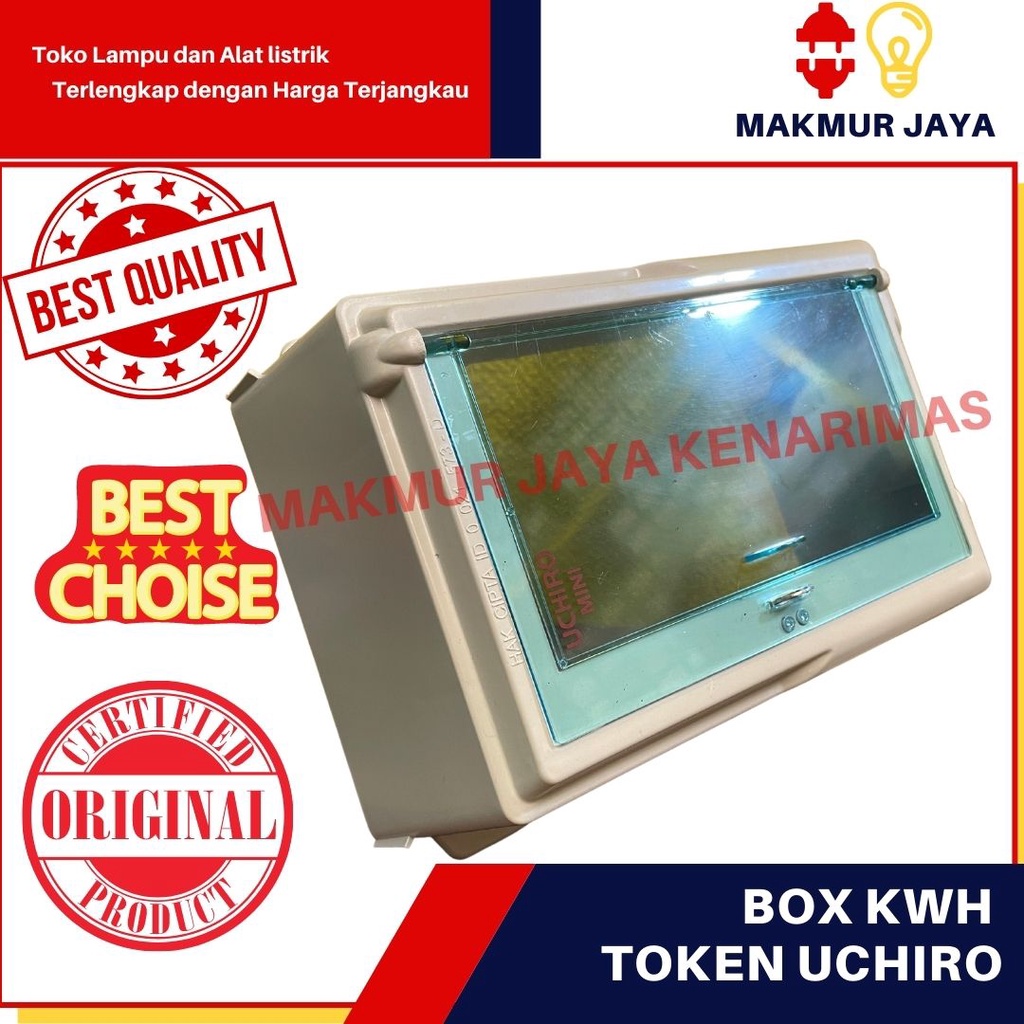 Jual BOX KWH TOKEN Box Meter KWH Token / Voucher Prabayar UCHIRO Mini ...