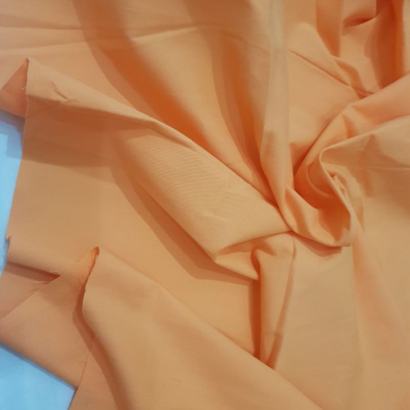 Jual Kain Katun Premium Polos Orange Lebar 150 cm HARGA PER SETENGAH ...