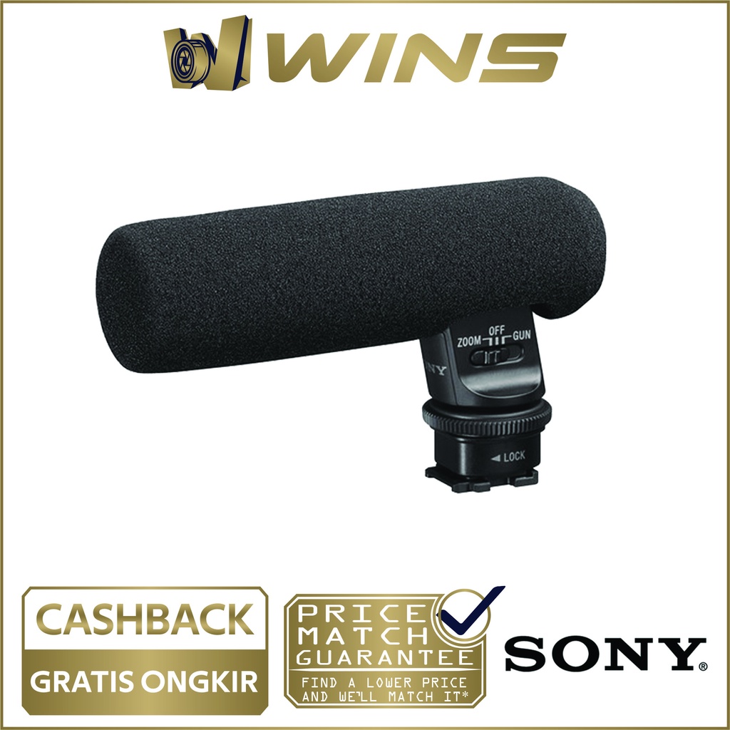 Jual Sony ECM-GZ1M Zoom Microphone with Multi-Interface Shoe | Shopee ...