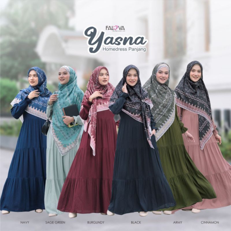 Jual Yasna Homedress by Falova | Shopee Indonesia