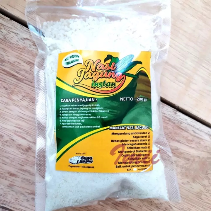 Jual Beras nasi Jagung putih instan Premium, Rendah gula anti diabetes ...