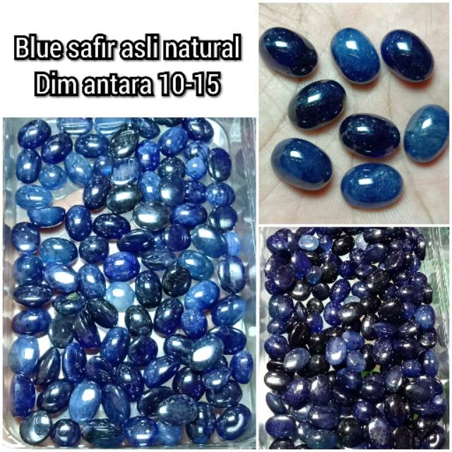 Jual BATU SAPPHIRE BLUE SAFIR ASLI NATURAL TOP QUALITY 02 | Shopee ...
