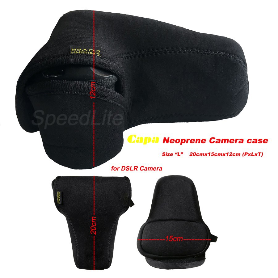 Jual Capa Neoprene Camera Case "L" for DSLR Camera | Shopee Indonesia